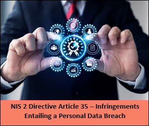 NIS 2 Directive Article 35 – Infringements Entailing a Personal Data B – GRC Documents