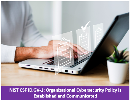 NIST CSF ID.GV-1: Organizational Cybersecurity Policy is Established a – Governance, Risk and ...