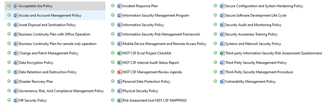 Nist Csf Implementation Toolkit Governance Risk And Compliance Docs