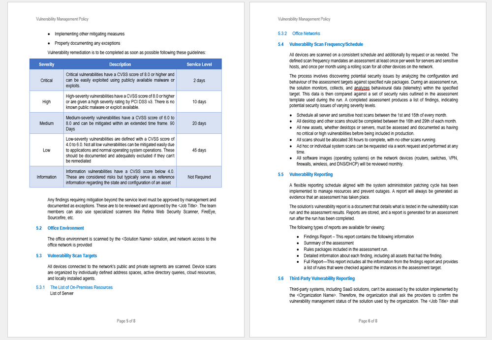 NIST CSF PR.IP-12: Develop & Implement Vulnerability Plan – Governance ... NIST CSF PR.IP-12: Develop & Implement Vulnerability Plan – Governance ...